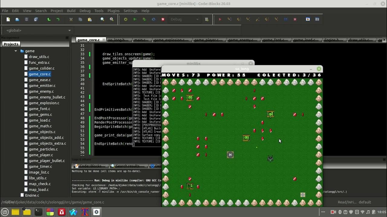 SoLong on Modern Opengl with post process effects - YouTube