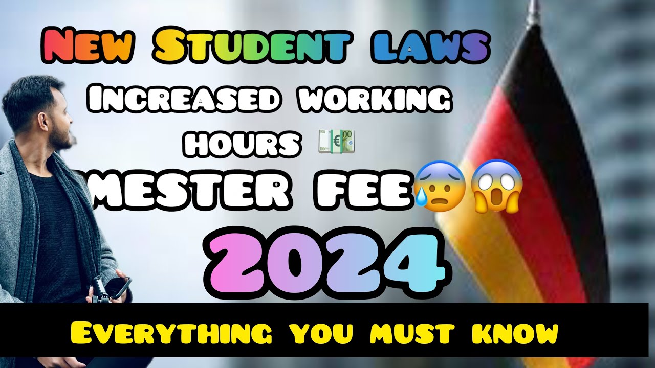New Student Laws in 2024 to earn more 🇩🇪 | New rules 👩‍🎓👨‍🎓 | New Part ...