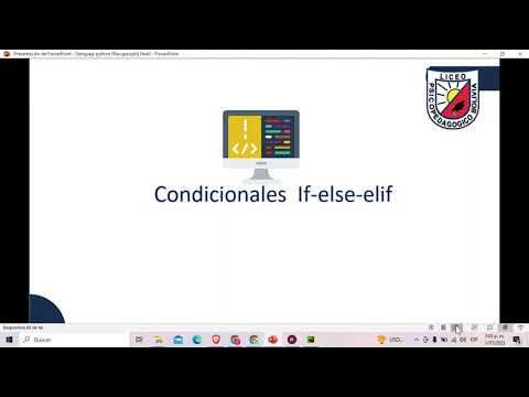 sesión#8 Condicionales If-else-elif lenguaje de programación Python en PyCharm - YouTube