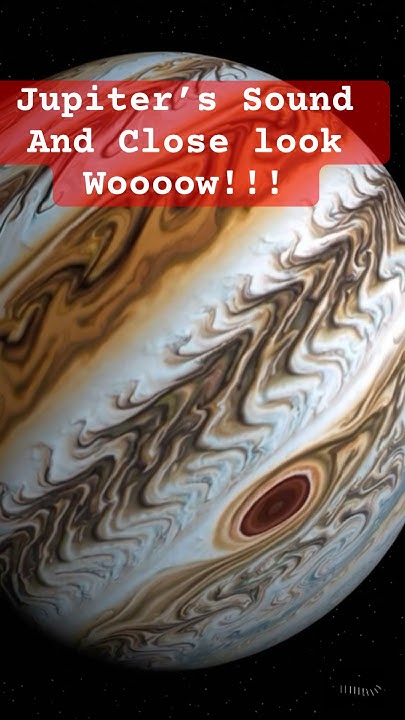WOW! 🤯 This Is How Jupiter Sounds & What Its Surface Looks Like! 🌌 #shorts - YouTube