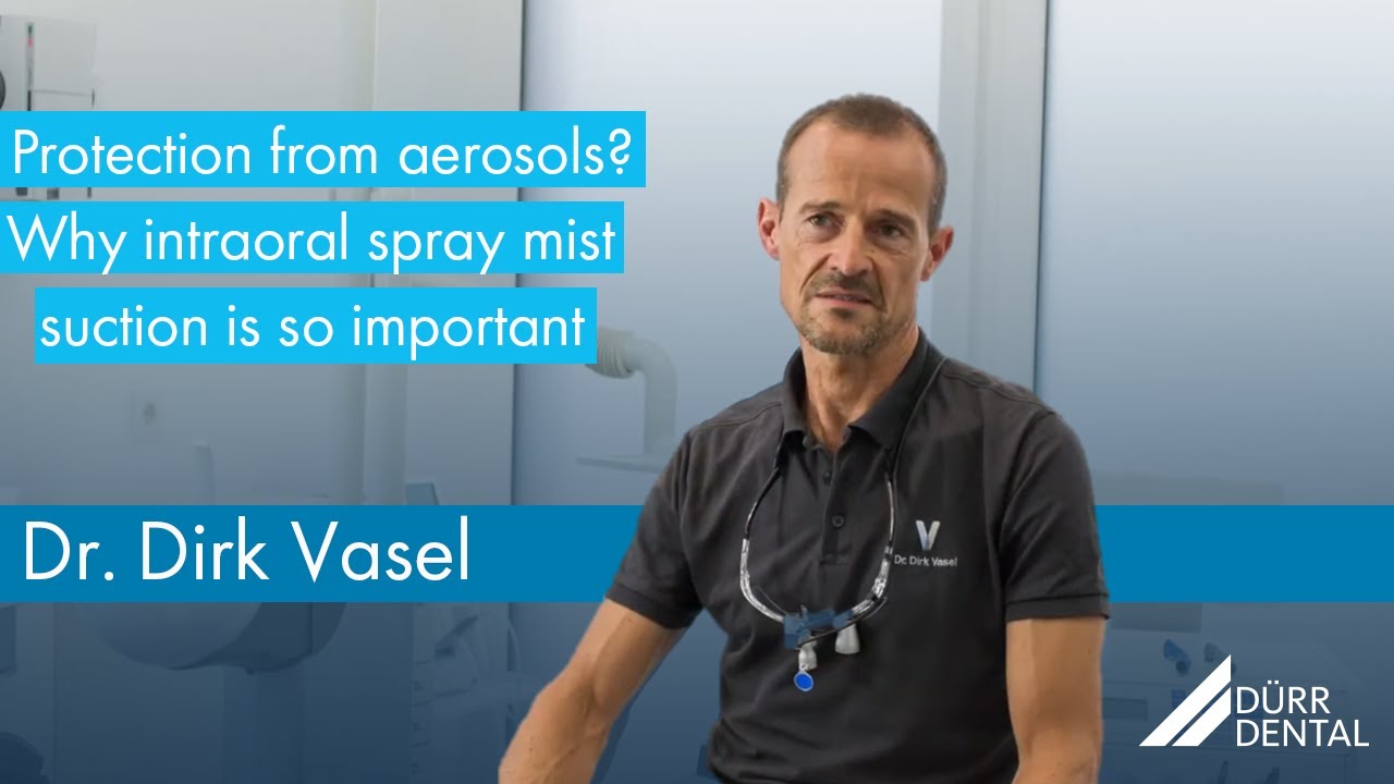 An interview with dentist Dr. Vasel: intraoral spray mist suction - YouTube