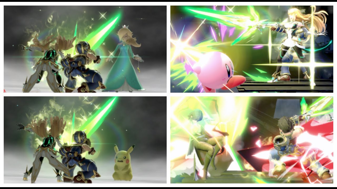SSBU: Mythra Final Smash in Slow-Motion (Including Sora) - YouTube
