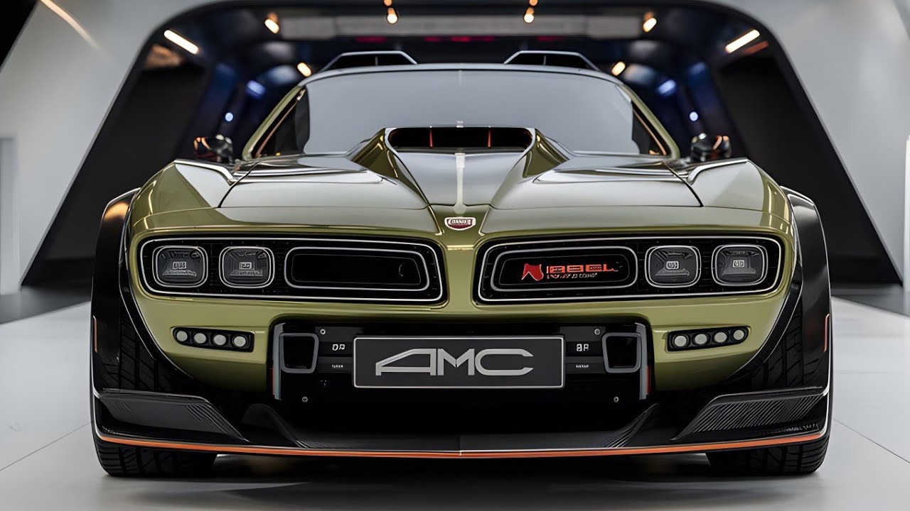 The AMC rebel machine is a beautiful American legend car - YouTube