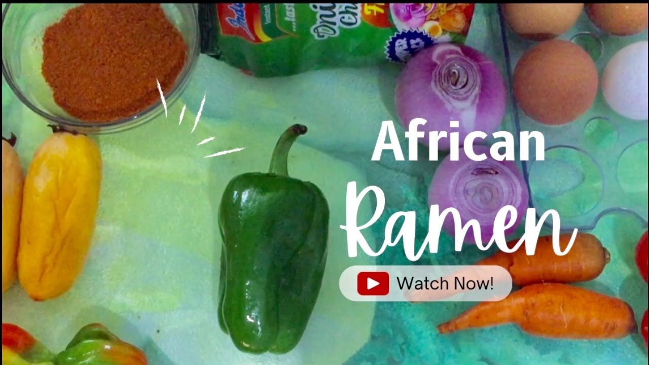 Cooking Asian ramen |food| African way|Korean street food|Japanese food ...