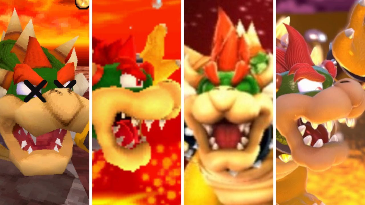 Evolution of 3D Bowser Deaths (1996-2020) - YouTube