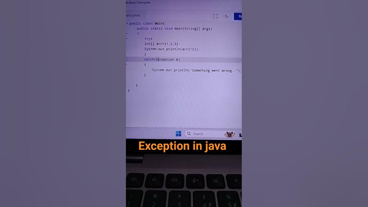 Exceptions In Java Programming Java Javaprogramming Coder Coding 👍👩 7431