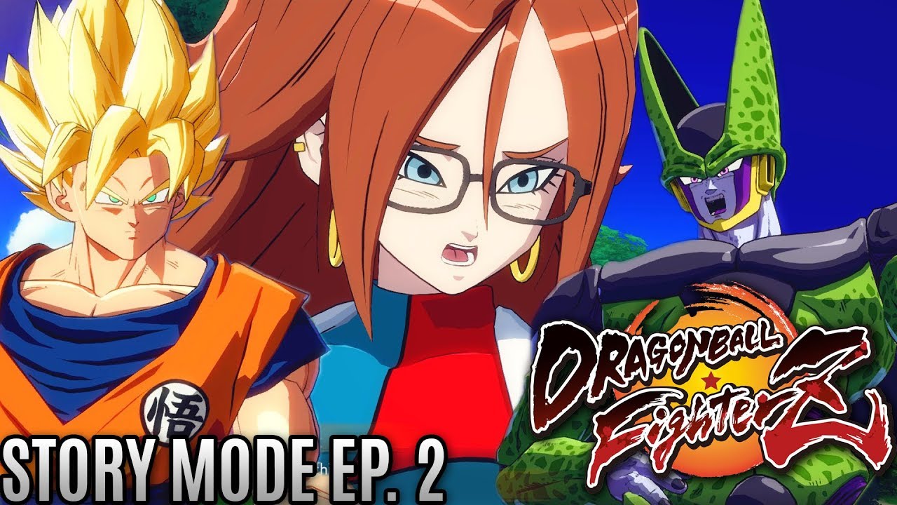 Dragon Ball FighterZ Story Mode Walkthrough #2: Android 21! Cell Is ...
