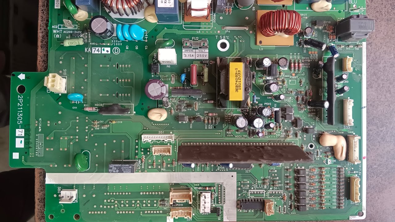 Daikin inverter AC PCB R22 Thailand model #repair #electronic # ...