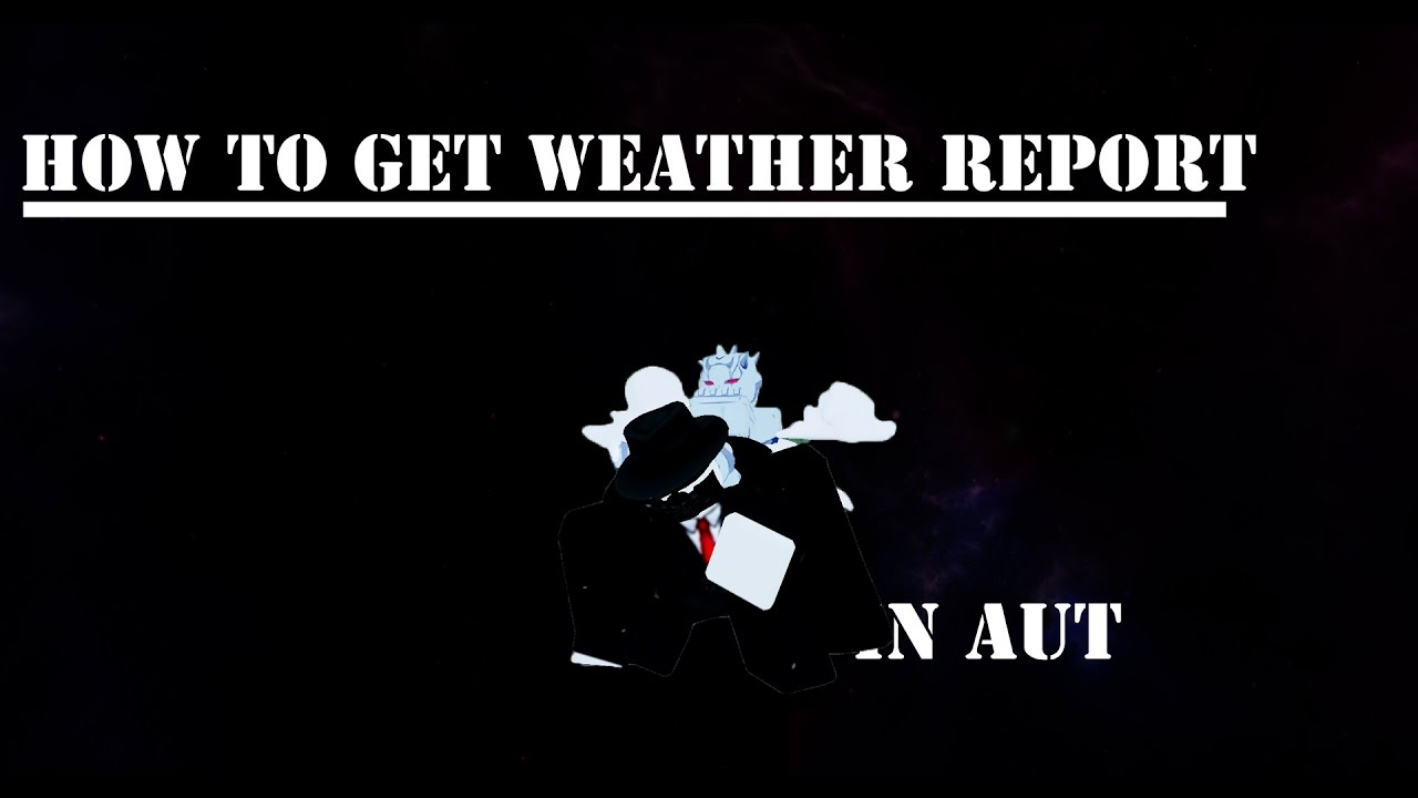 AUT Roblox: How to get Weather Report - YouTube
