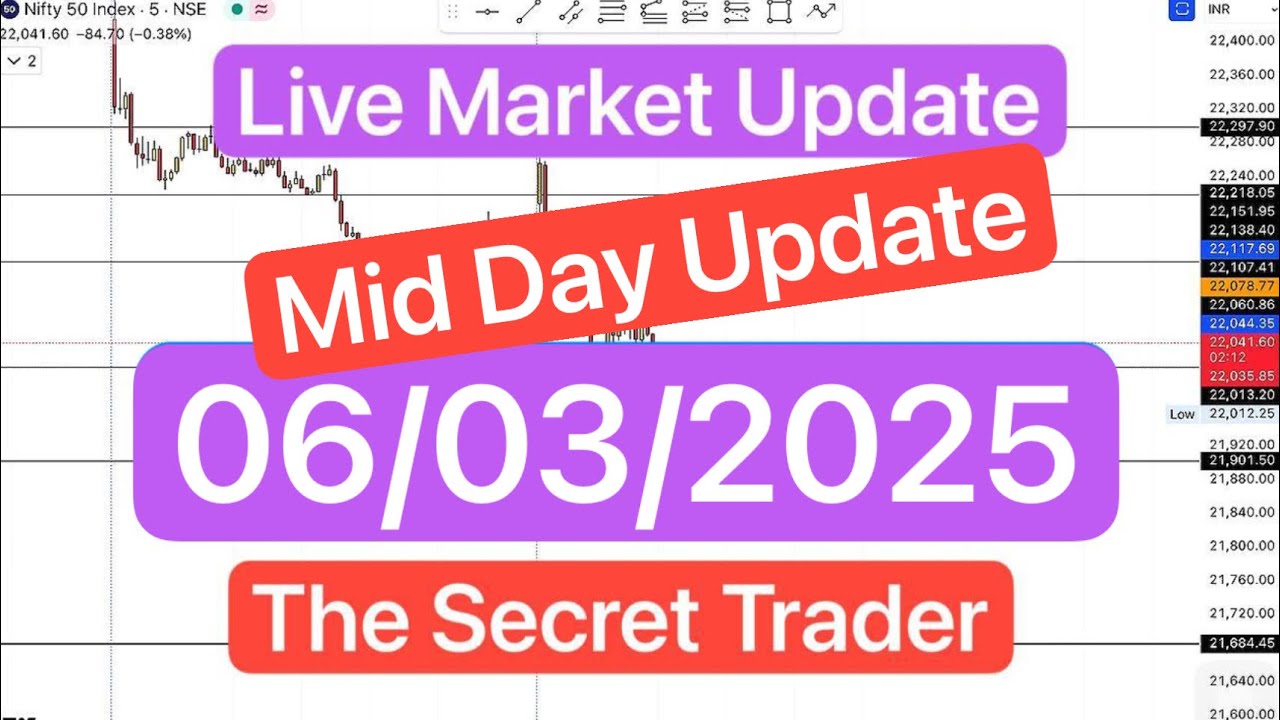 Part 2 MidDay Live market update 05/03/2025 Live Nifty50 Update - YouTube