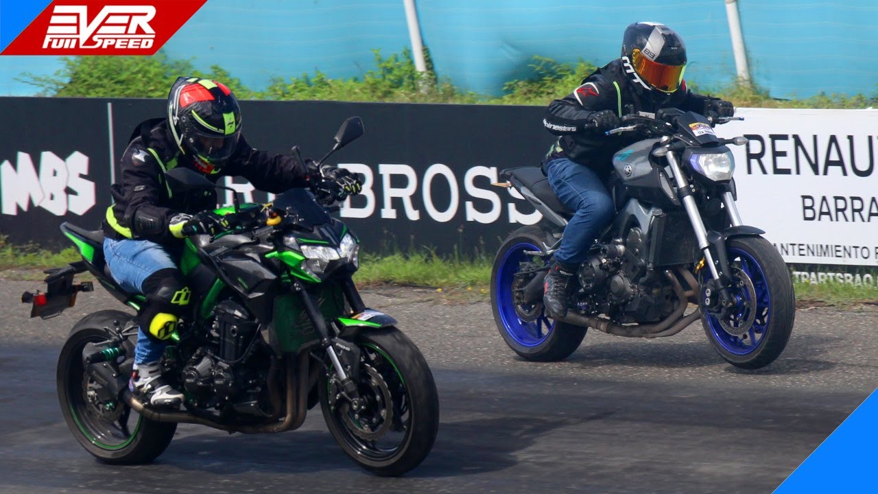 Z900 🆚 MT-09 🆚 GSX-S750 🆚 ZH2 🆚 CBR1000RR 🆚 Ninja ZX10R 🔥 Qualy DRAG ...