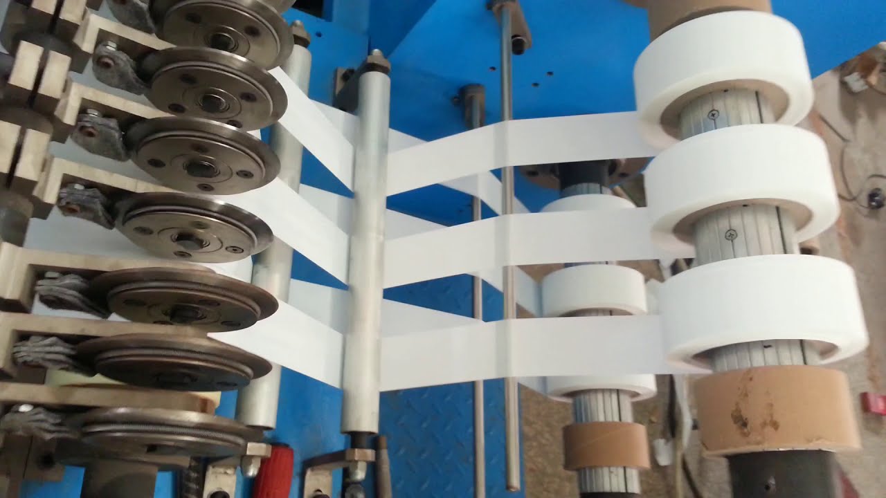 cigarette paper smoking roll paper making machine - YouTube