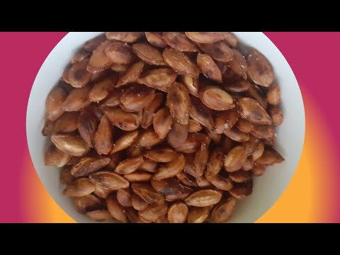 பூசணிக்காய் விதை ரோஸ்ட்/how to make roasted pumpkin seeds in tamil ...