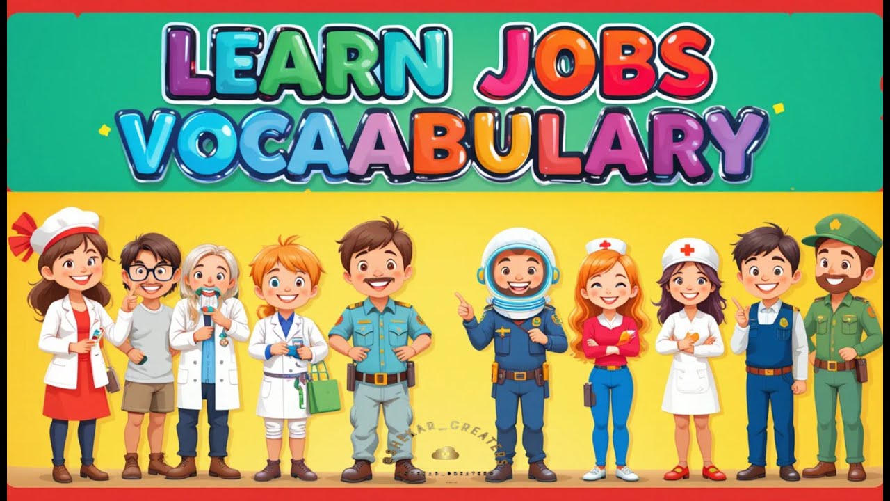 Learn Jobs Names for Children | Kids Education Video || - YouTube