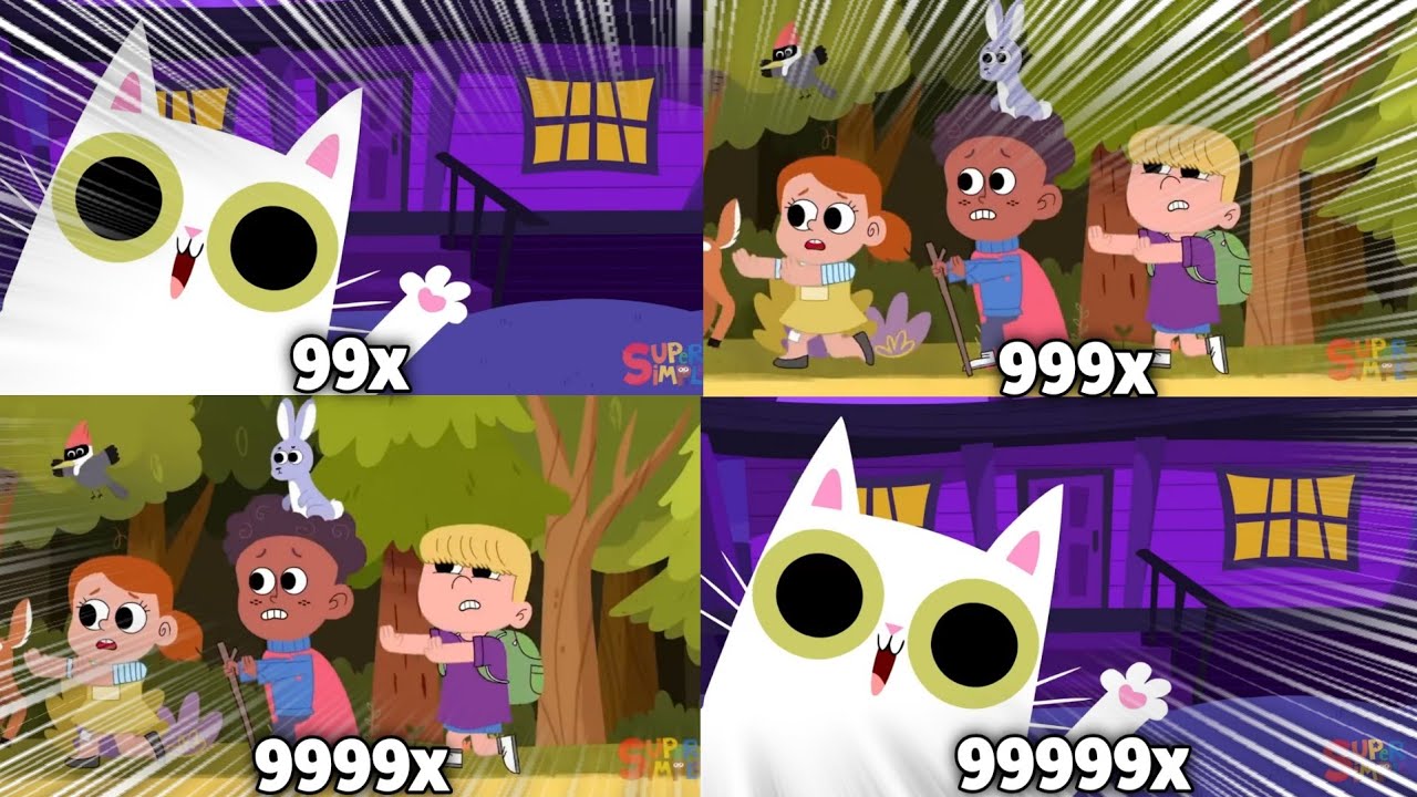 Super Simple Songs Scary Cat Peekaboo Halloween & Run Its a Skunk Intro ...