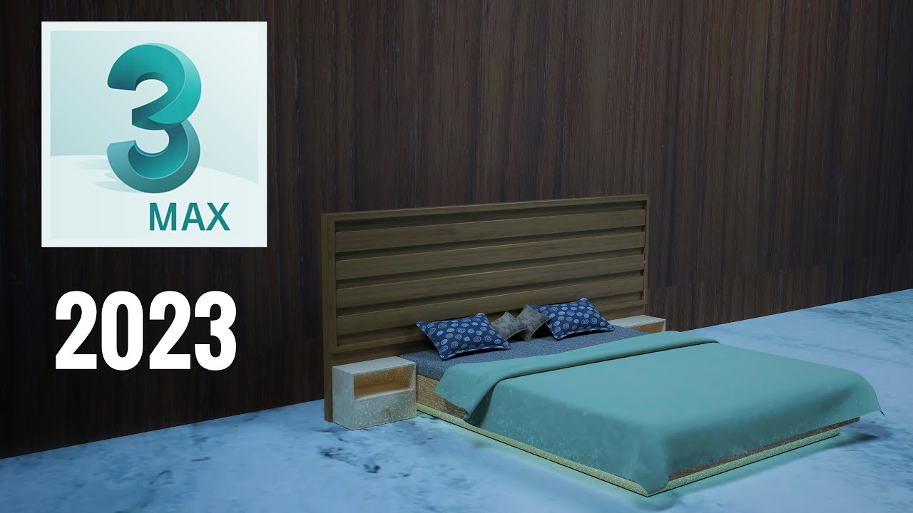 Complete Bed _ 3ds max Modeling, Texturing, Lighting and Rendering #3ds ...