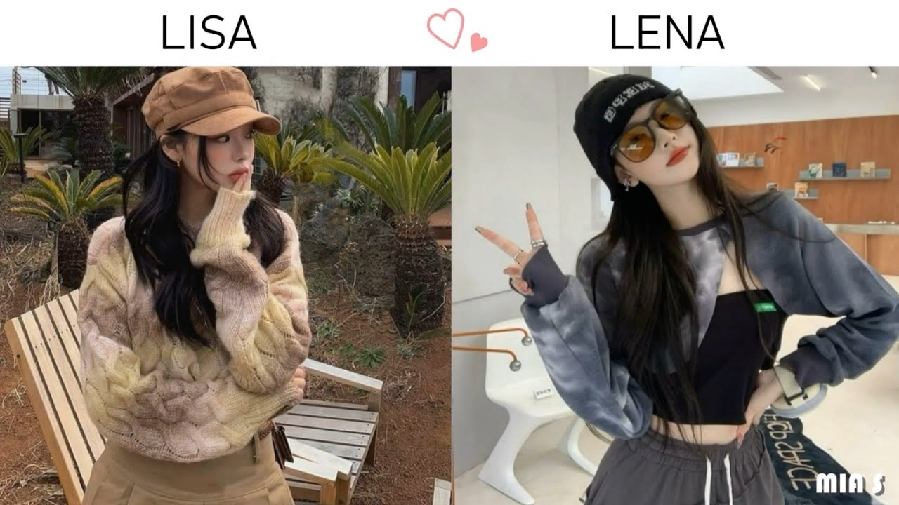 LISA OR LENA💕 Fashion styles & outfit choices #27 - YouTube