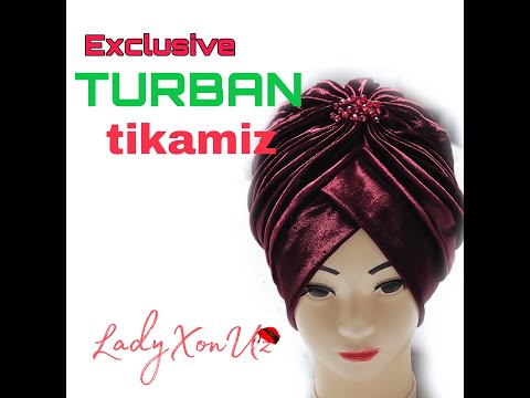 Exclusive TURBAN tikishni o'rganamiz! Oddiy, oson va tez tikishni o'rganamiz 😍💣💣💣💣