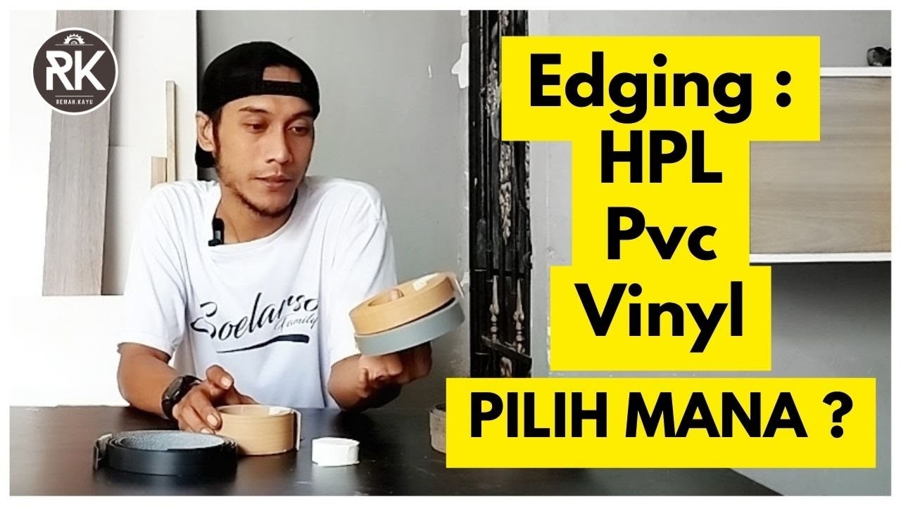 JENIS EDGING HPL || KHUSUS PEMULA. - YouTube