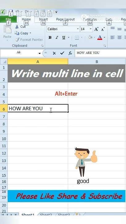 💻MS-Excel Create New Line in Same Cell || Quickly insert new line existing cell in excel📚 # ...