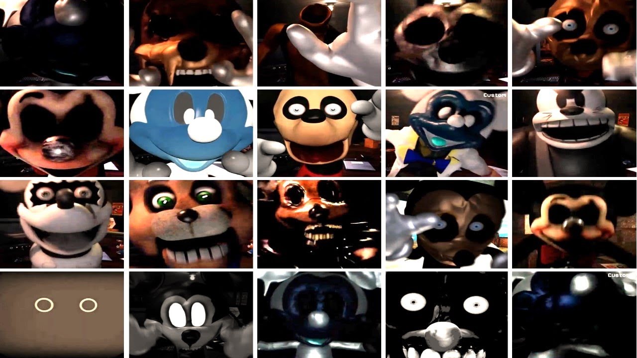 (BRIGHTENED) Five Nights at Treasure Island 2020 - Jumpscares - YouTube