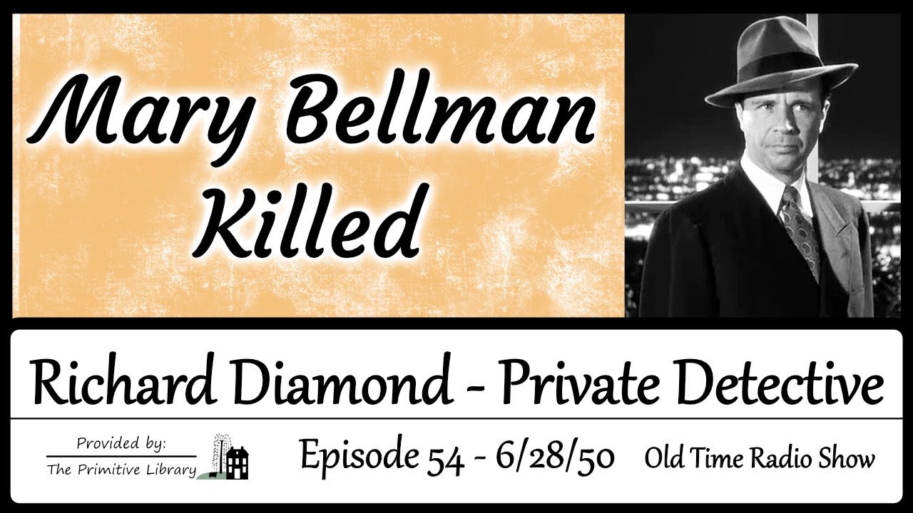 Richard Diamond Private Detective Mary Bellman Killed Ep 54 1950s ...