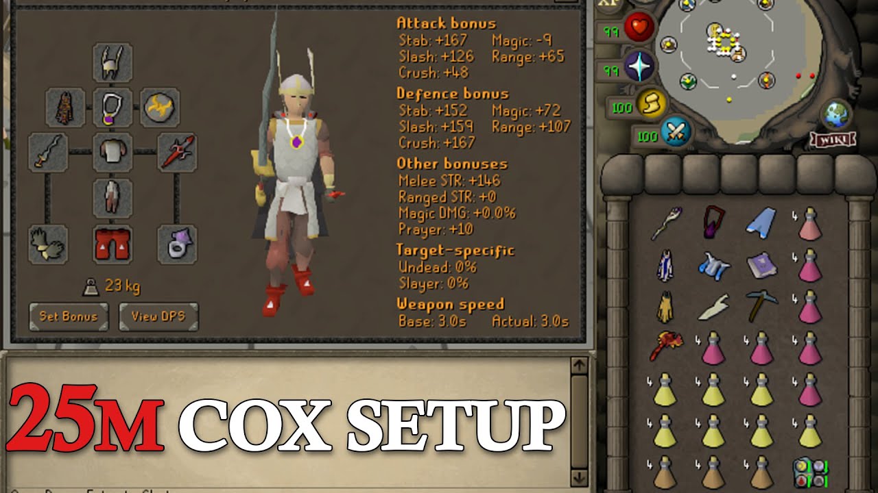 Solo 25m Setup - No Prep | Chambers of Xerics | OSRS | QCS - YouTube