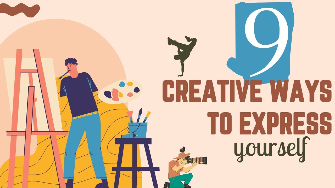 9 creative ways to express yourself #creative #music #dance #vlogging # ...
