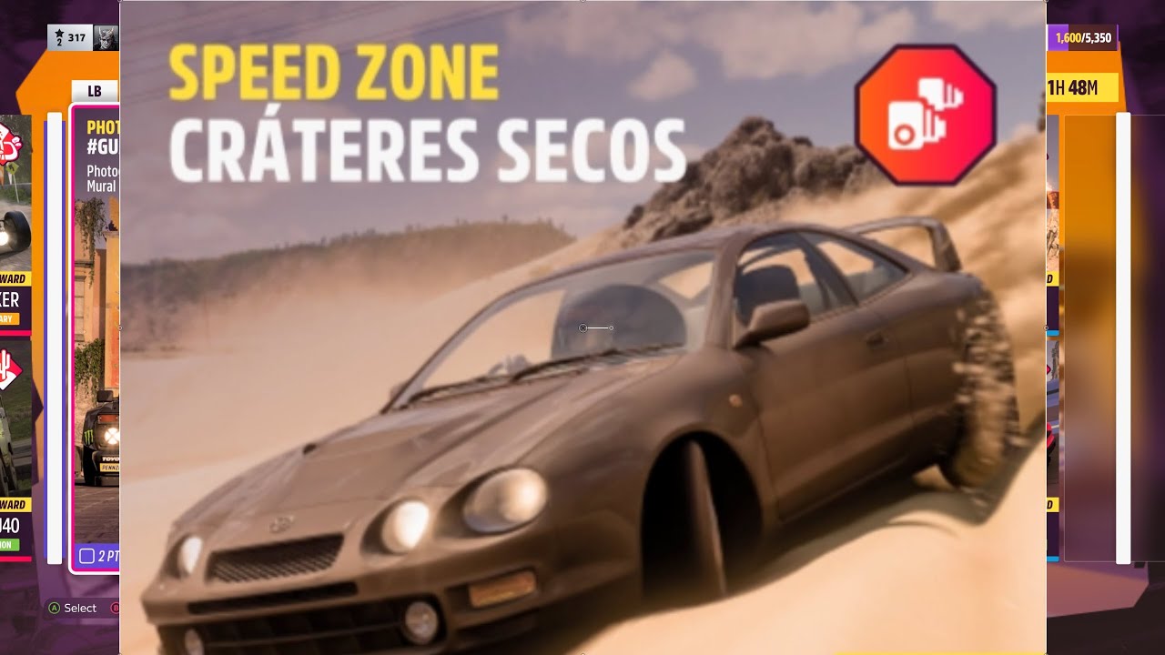 Forza Horizon 5 - CRATERES SECOS Speed Trap - TOYOTA Celica GT-FOUR ...