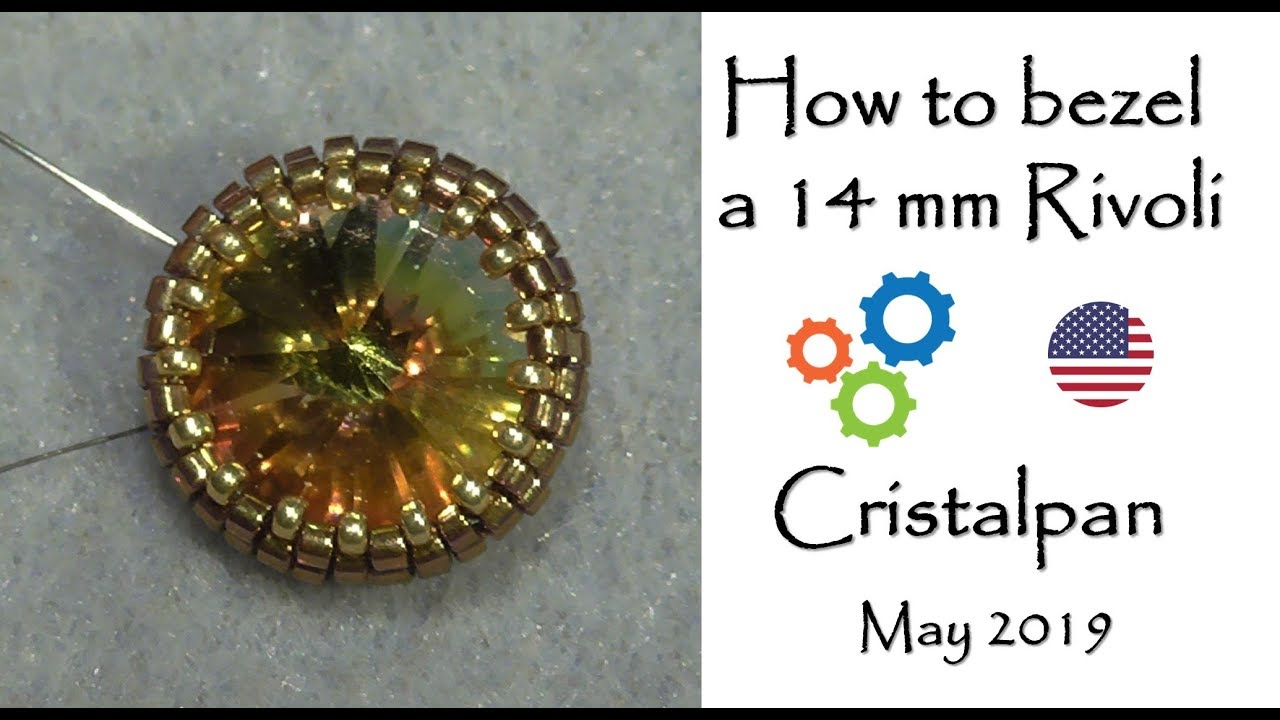 How to bezel a 14 mm Rivoli - may 2019 - YouTube