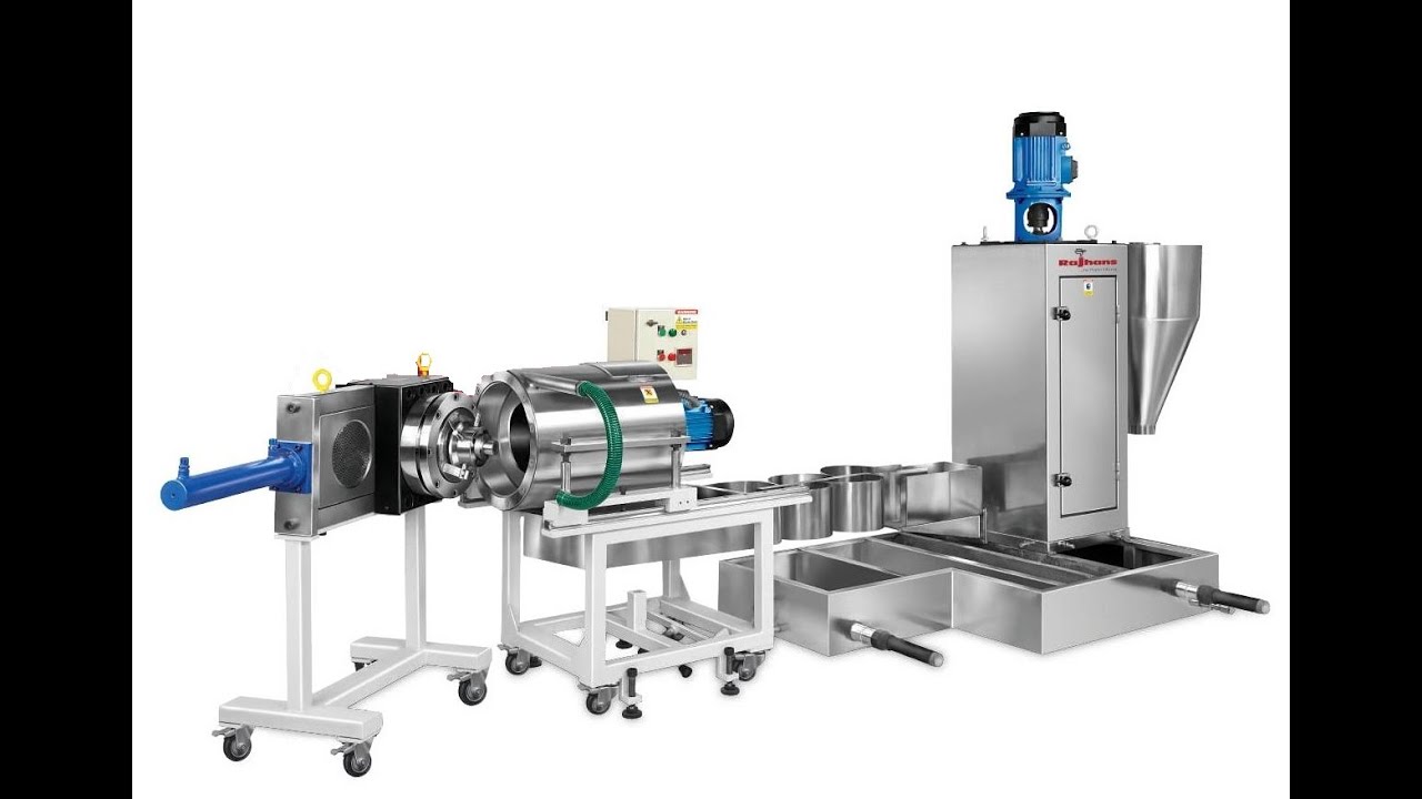 Die Face Cutter in Compounding Line - YouTube