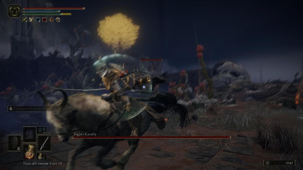 ELDEN RING Nights Cavalry (near southern aeonia swamp bank) (PS5) - YouTube