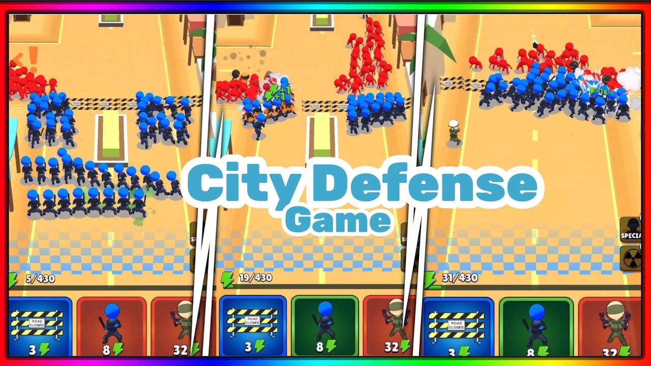 City defense game || new gameplay ||#game #gaming #viral #2023 - YouTube
