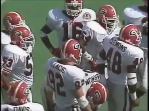 Kevin Kempf Arkansas vs Georgia 1992 - YouTube