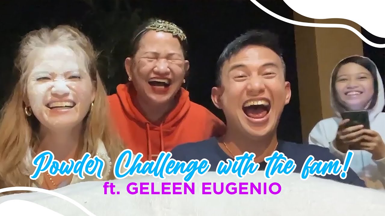 Powder Challenge with the fam! ft. Geleen Eugenio | Tashanna Tanchanco ...