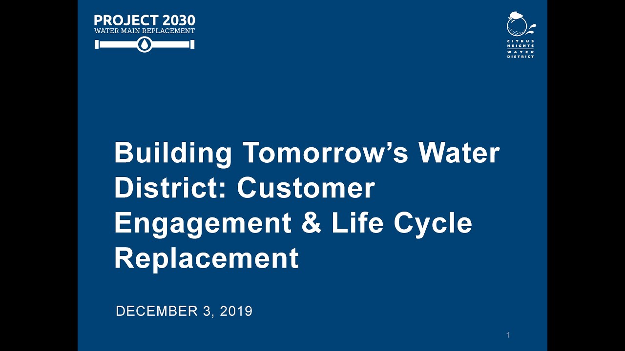 ACWA JPIA Seminar: Building Tomorrow’s Water District: Customer ...