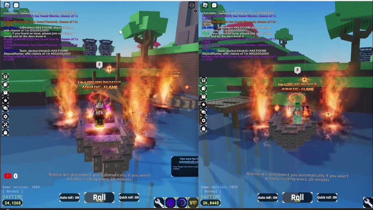 era 7! sols RNG trying to get new rare auras and glitch - YouTube