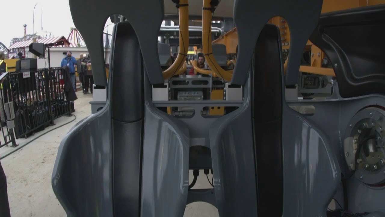 Ride the new 'Batman: The Ride' at Six Flags Discovery Kingdom with ...