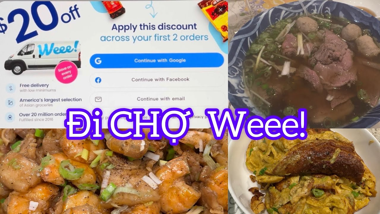 Vlog 554: Chợ Weee Online Nấu 4 Món Ngon #weee - YouTube