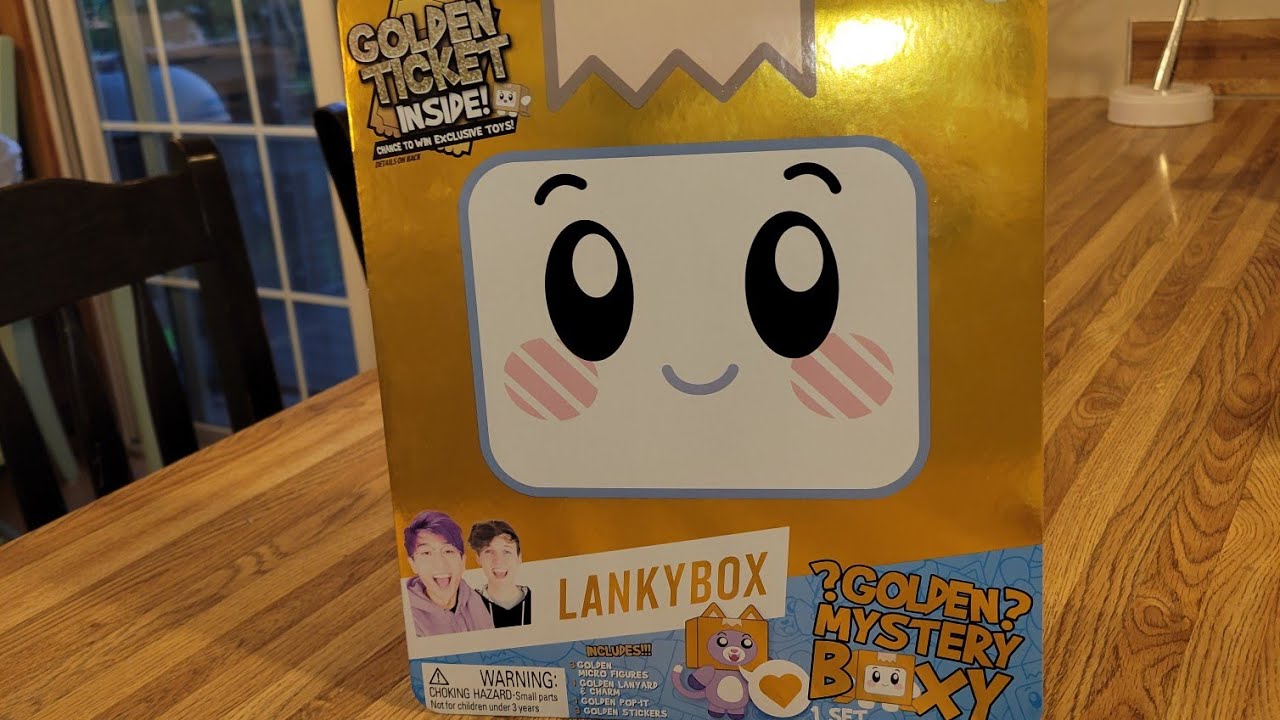 Lanky Box Golden Mystery Boxy? Reveal 👍👏🤣 #lankybox @LuckyandDog - YouTube