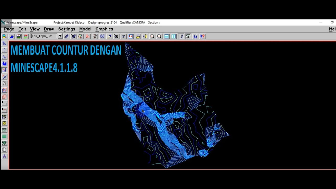TUTORIAL MINESCAPE || MEMBUAT COUNTUR DENGAN MINESCAPE 4.1.1.8 - YouTube