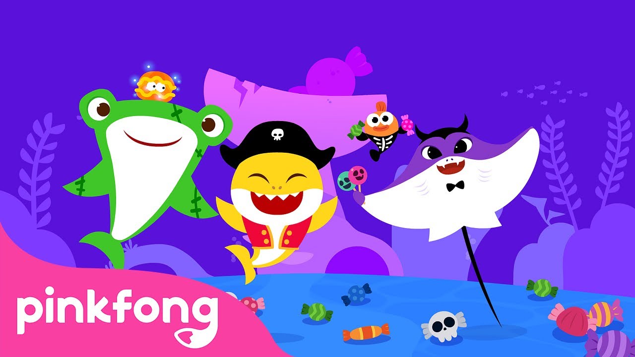 Bayi Hiu Trick or Treat | Hiu Bajak Laut doo doo doo doo | Lagu ...
