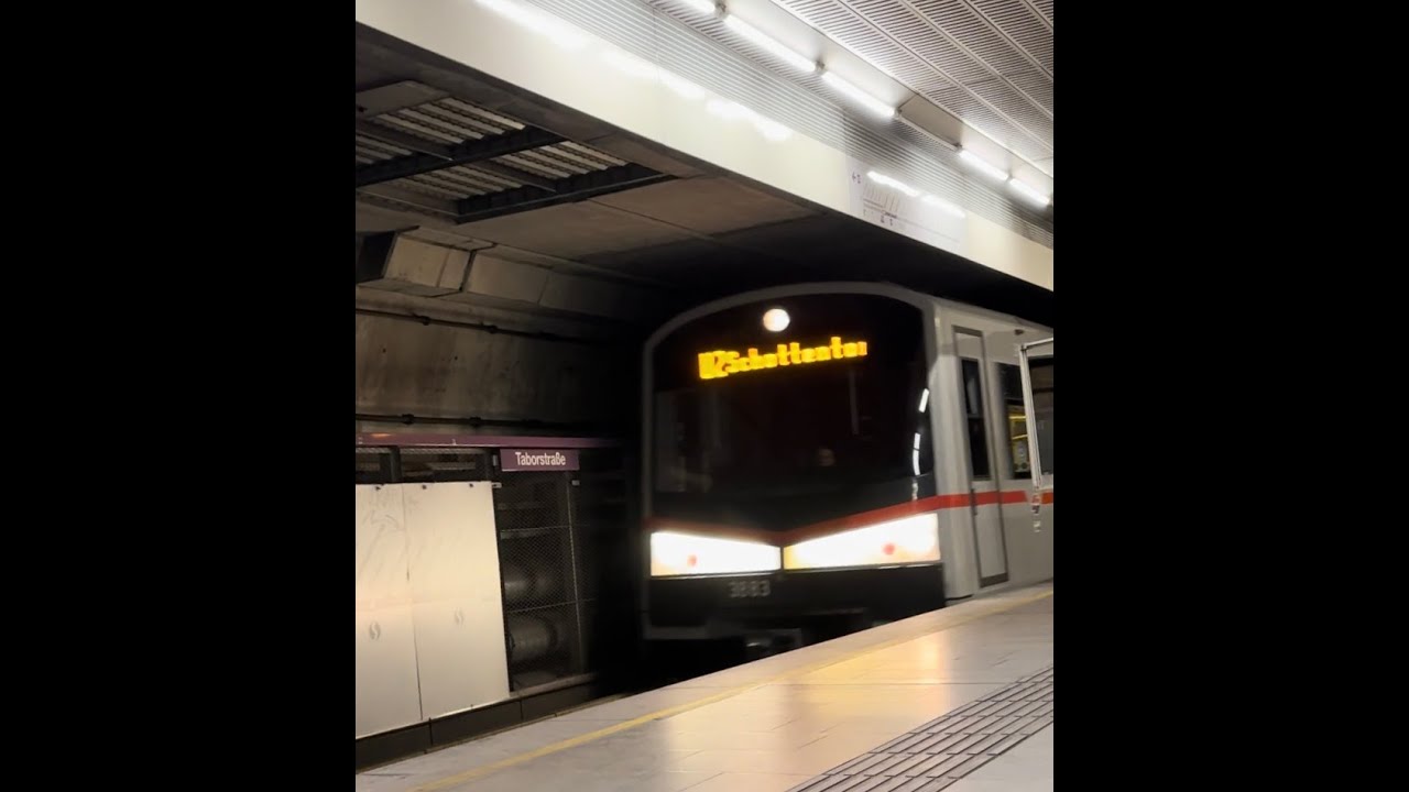 U2 I Taborstraße Schottenring I Siemens Triebwagen V I Wiener Linien I ...