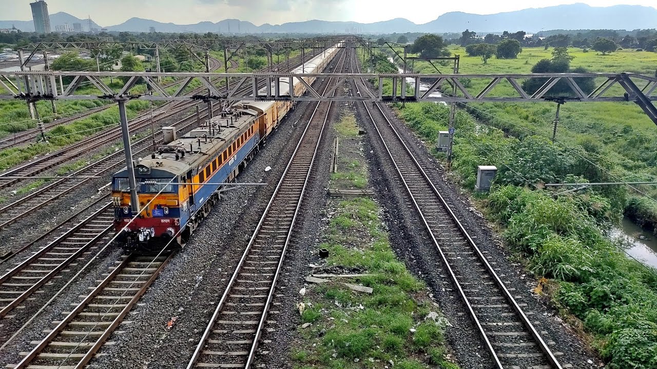 3 Trains in one Frame | 11401 Nandigram Express | 2 EMUs & 1 Express ...