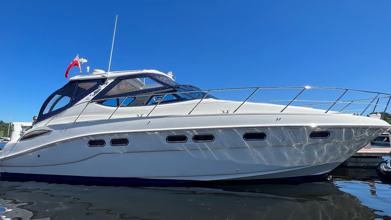 2003 Sealine S43 Sports Cruiser £185,995. Life on the Ocean wave. - YouTube