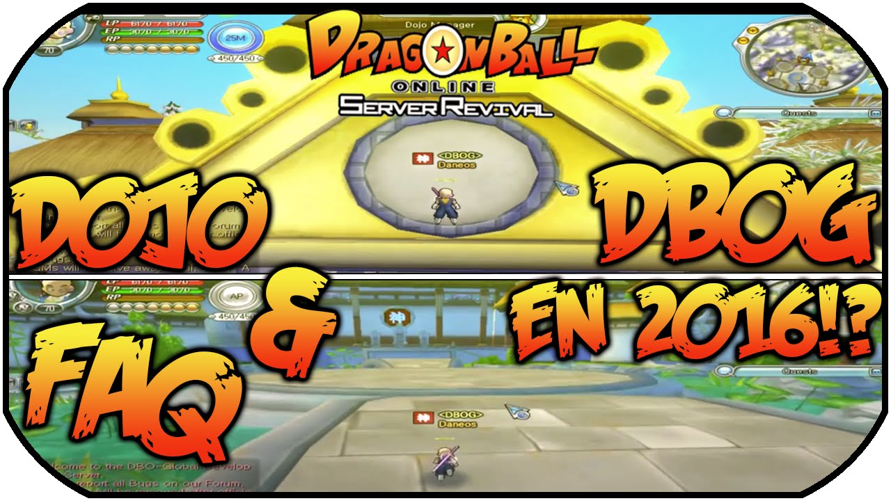 DRAGON BALL ONLINE GLOBAL DBOG | PREGUNTAS Y RESPUESTAS + DOJO GAMEPLAY ...