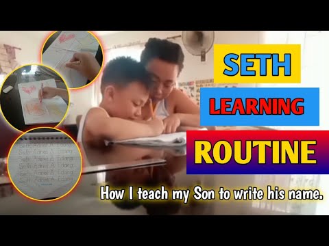 Seth Learning Routine at home | Joyce Vlog - YouTube