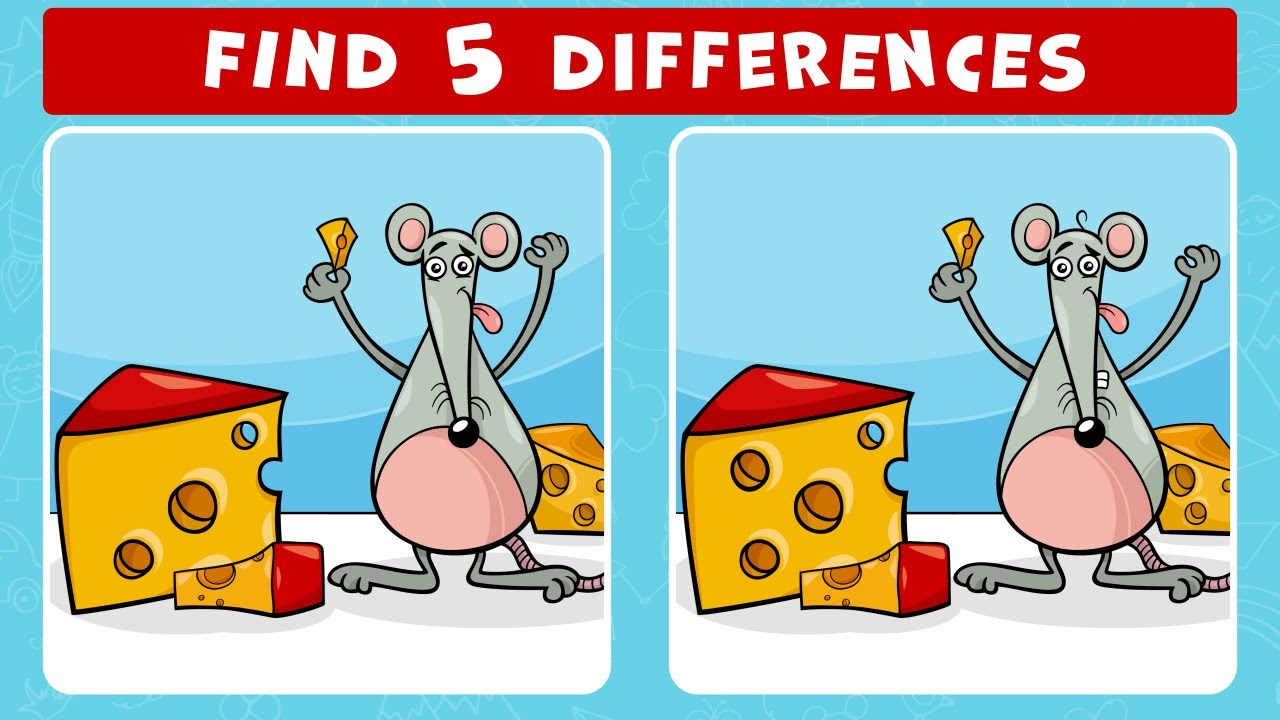 【Find the Difference】- Can you spot all the differences? - Mixed 8 ...