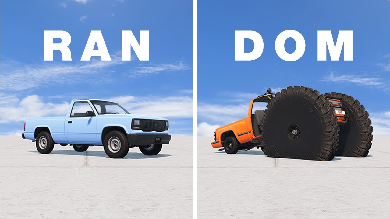 Every Time I Crash, The Car Parts Get Randomized - YouTube