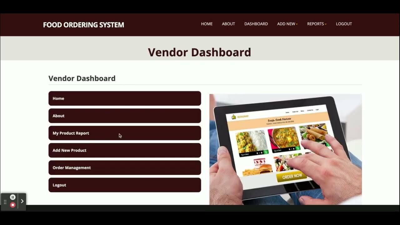 Multi Restaurant Food Ordering System Spring Boot Reactjs Project Tutorial Youtube